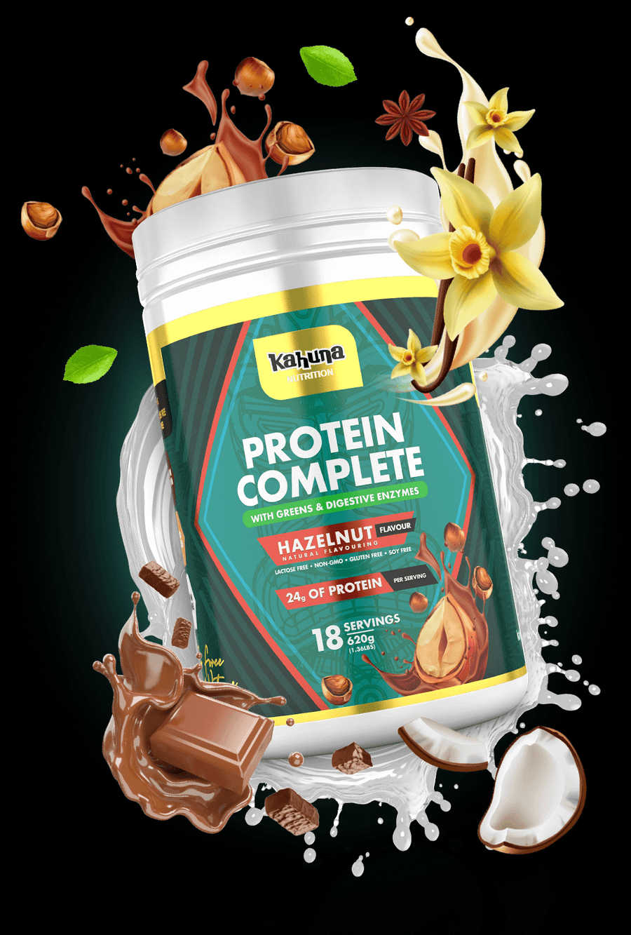 Vegan Protein Powder Greens | Tasting Vegan Protein | Kahuna Nutrition