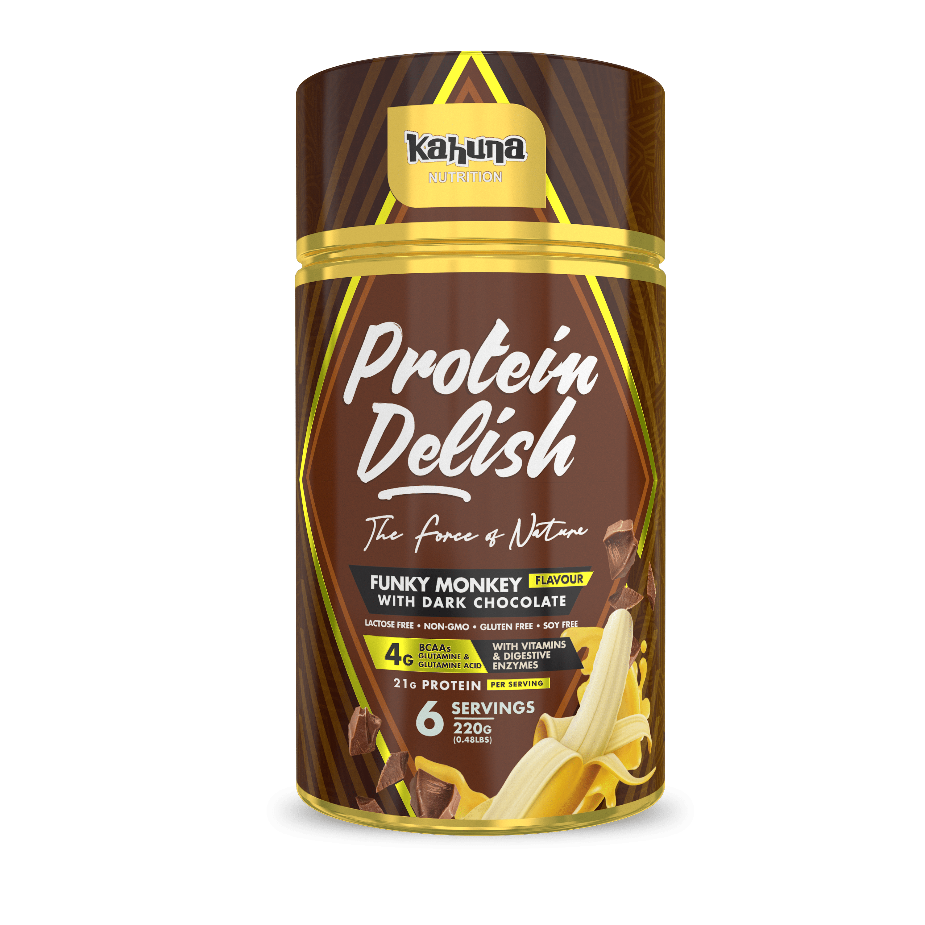 Protein Delish Funky Monkey | Delish Smoothie Powder| Kahuna Nutrition